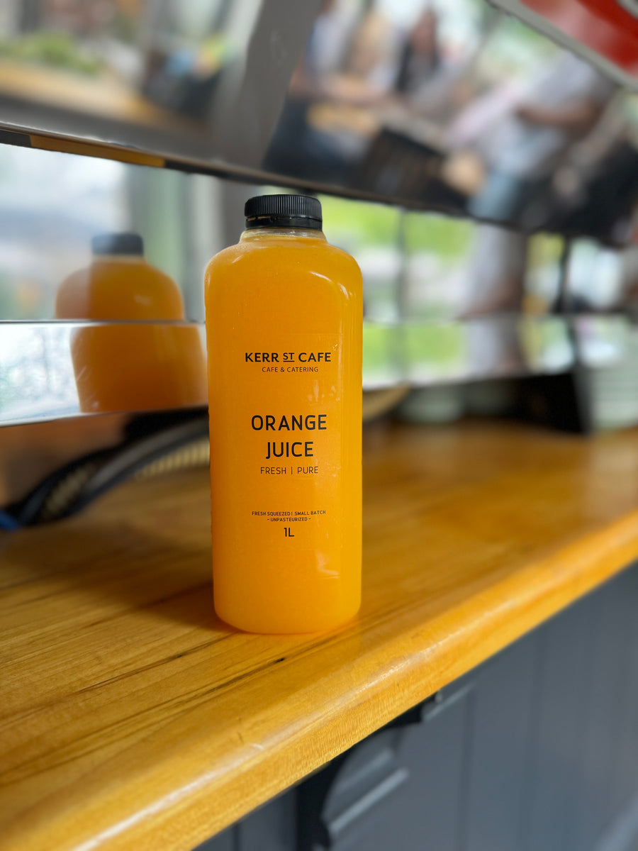 Freshly Squeezed OJ – Kerr Street Cafe